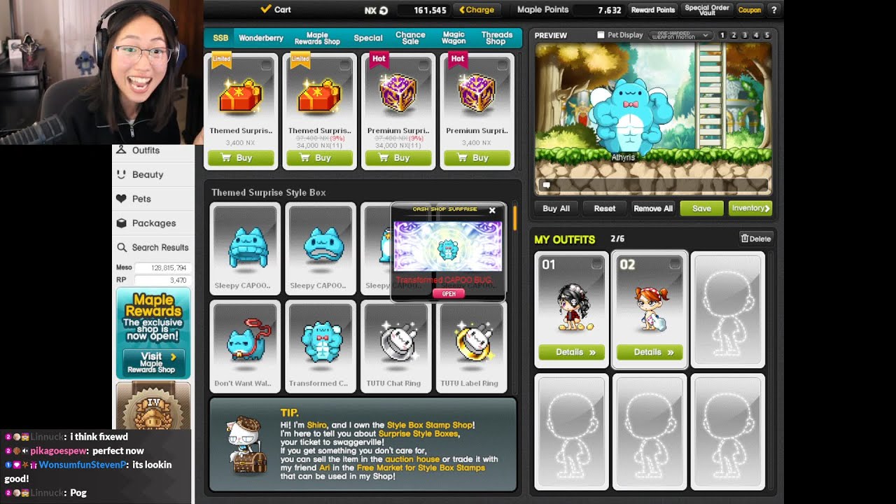 [Aug 29, 2024] Pullin the BugCat Capoo SCHLONG | MapleStory - YouTube