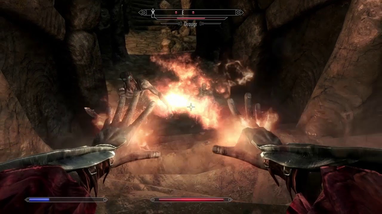 Explorando uma caverna parte 2 | skyrim #5 - YouTube