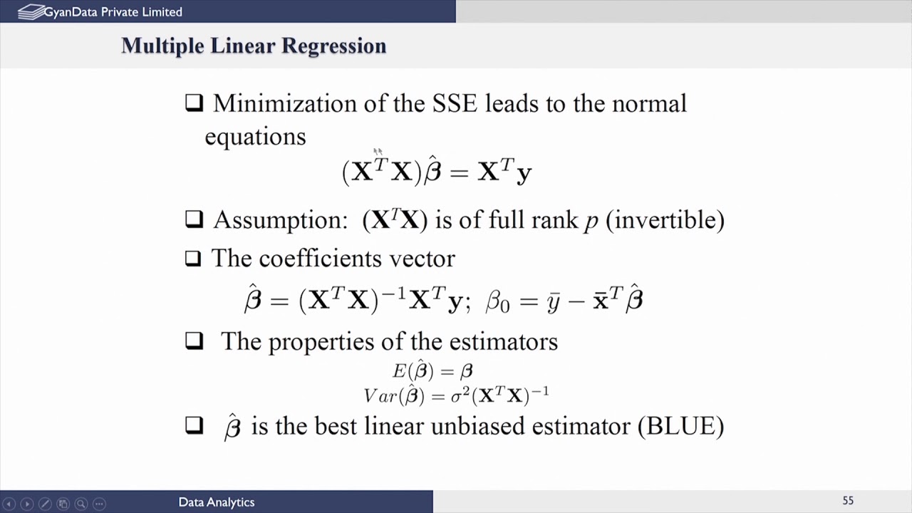 Muliple Linear Regression - YouTube