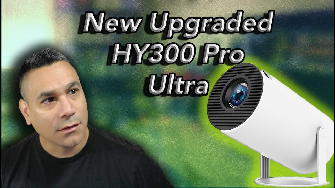 New Upgraded Smart Projector HY300 Pro Hifi HD - YouTube