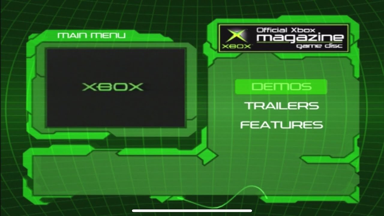 Original Xbox Magazine Demo Disc 1 - YouTube