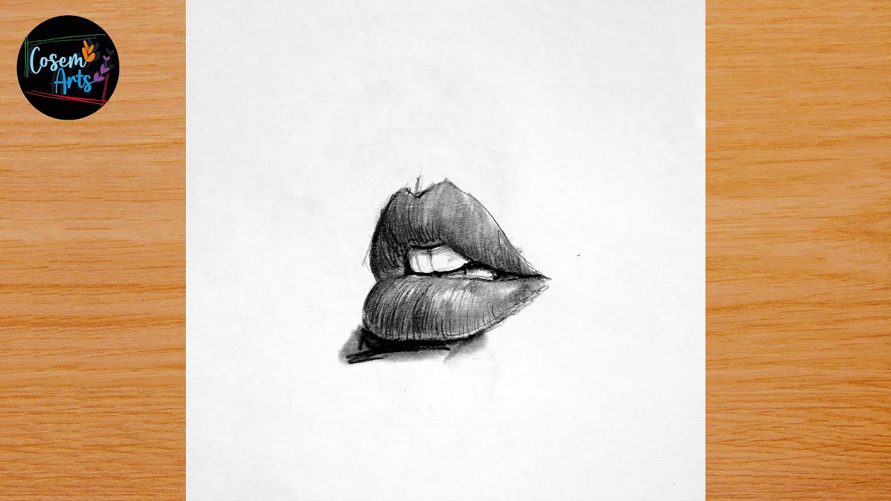 How to draw Mouth step by step || Lips Drawing - YouTube
