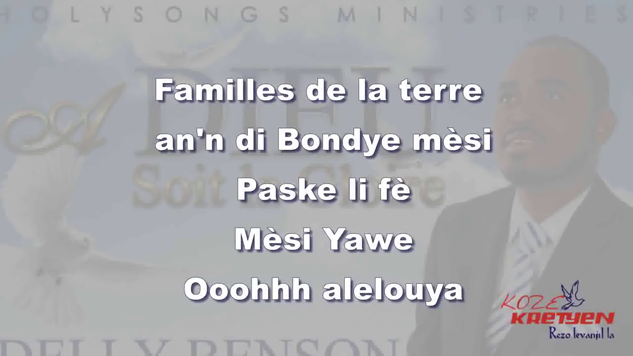Mèsi avec lyrics -delly Benson - YouTube