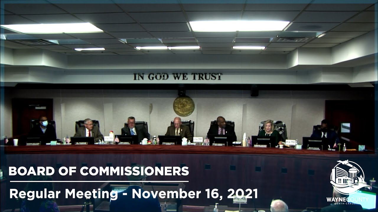 Board of Commissioners Regular Meeting- 11/16/21 - YouTube