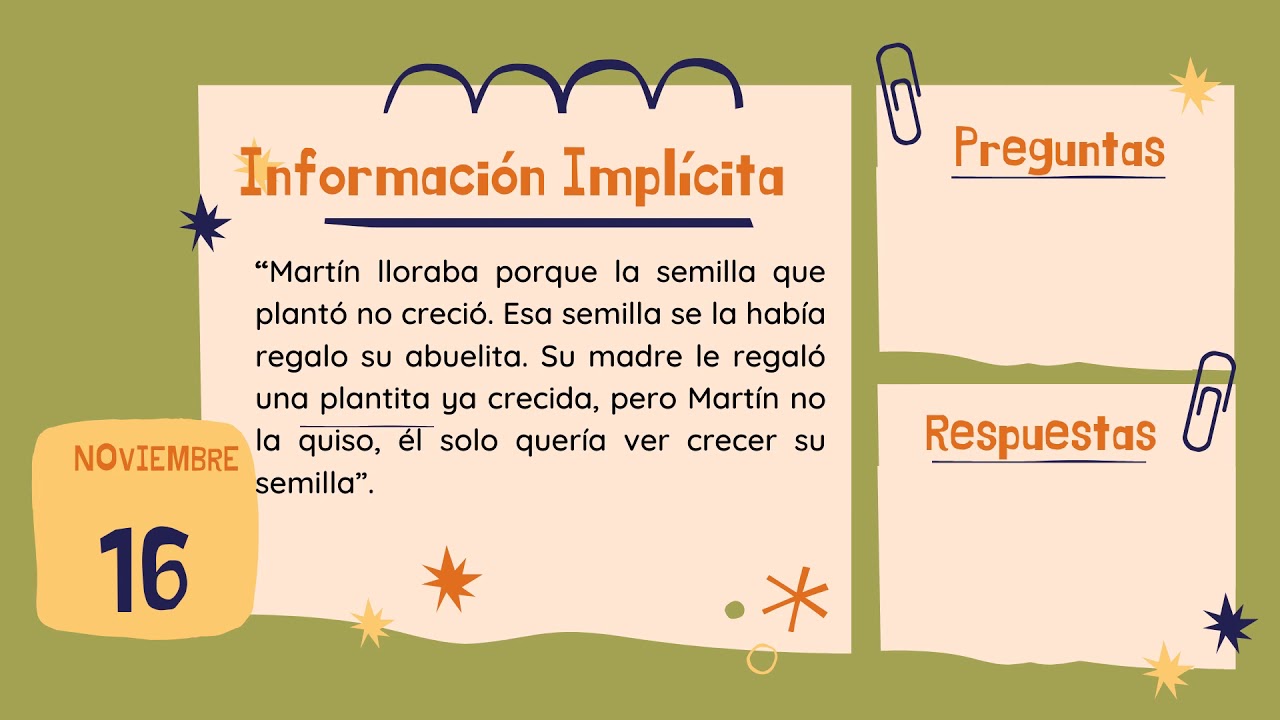 Información explícita e implícita en los textos. - YouTube