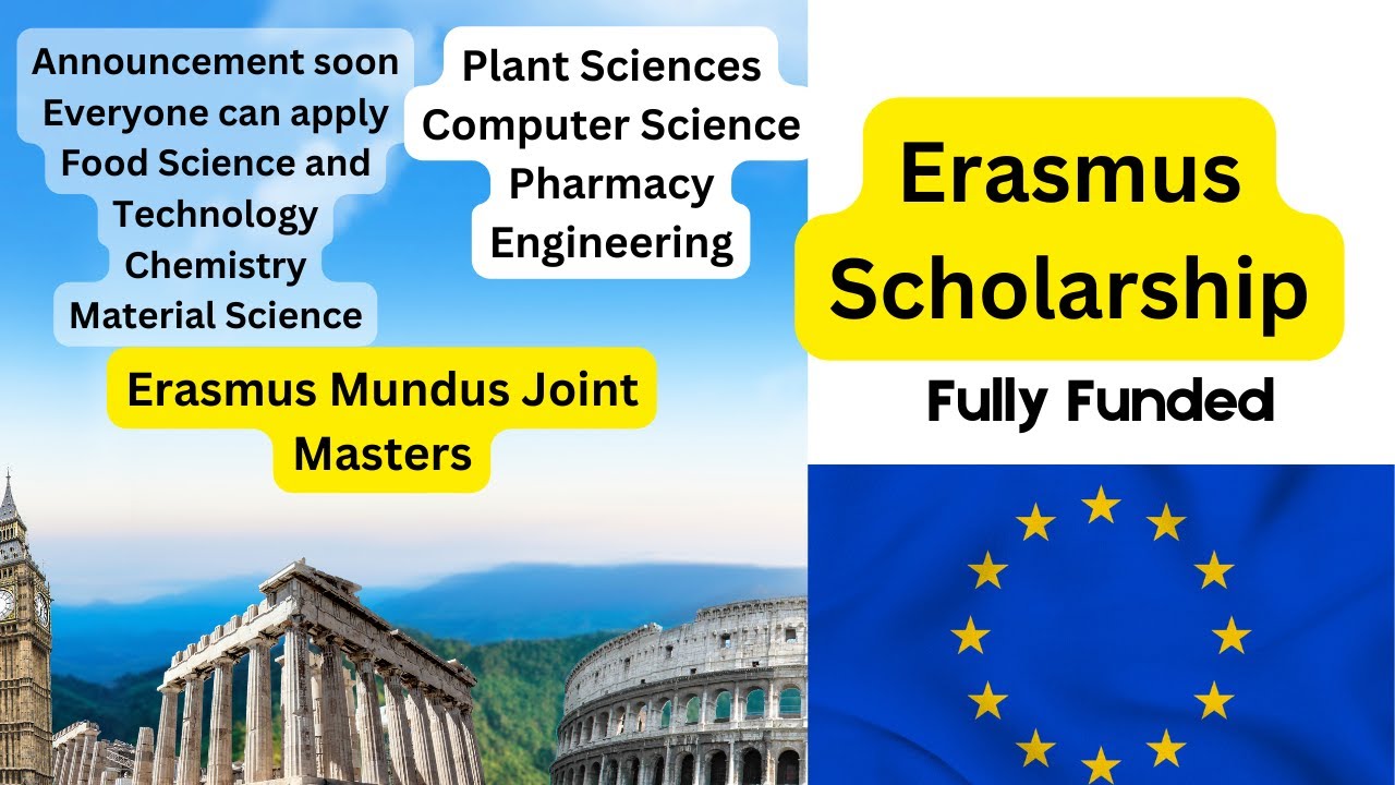 Erasmus scholarship 2023-2024 | Application Procedure Food Science, Chemistry, Engineering ...