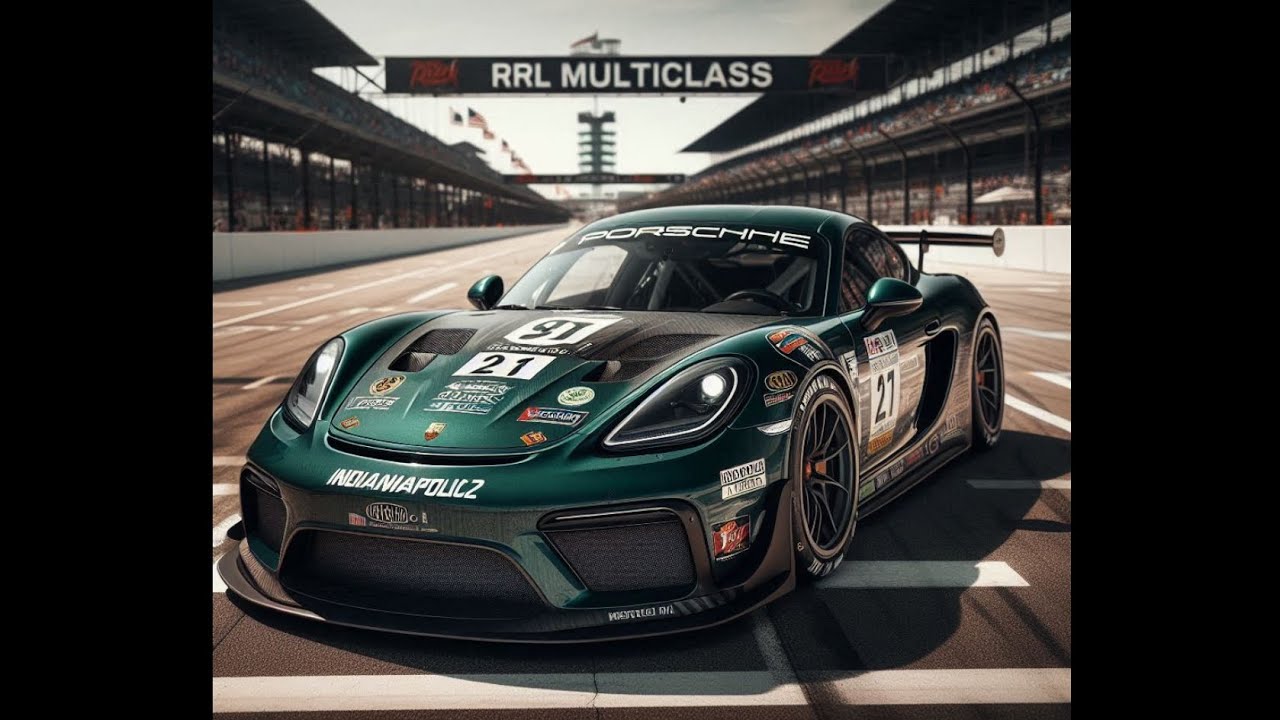 ACC PS5 Race RRL Multiclass Indianapolis Porsche Cayman GT4 - YouTube