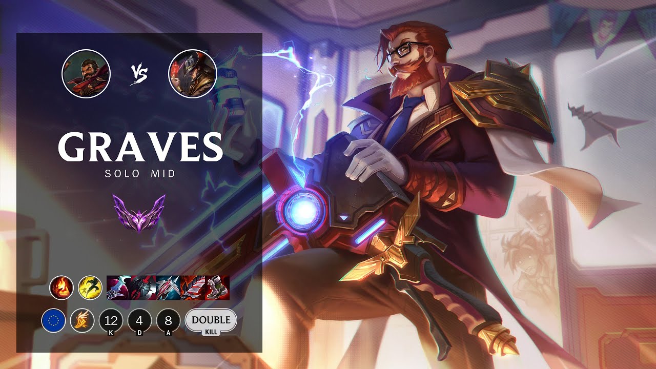 Graves Mid vs Twisted Fate - EUW Master Patch 12.19 - YouTube