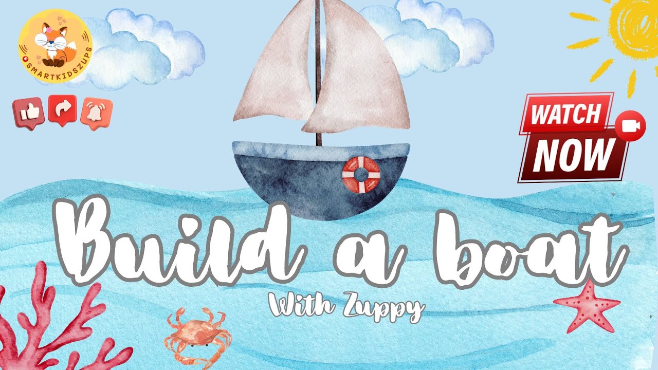 Build a boat in English for Kids vocabulary with English Educational ...