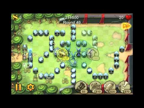 Fieldrunners - Grassland ( Hard Classic ) - YouTube