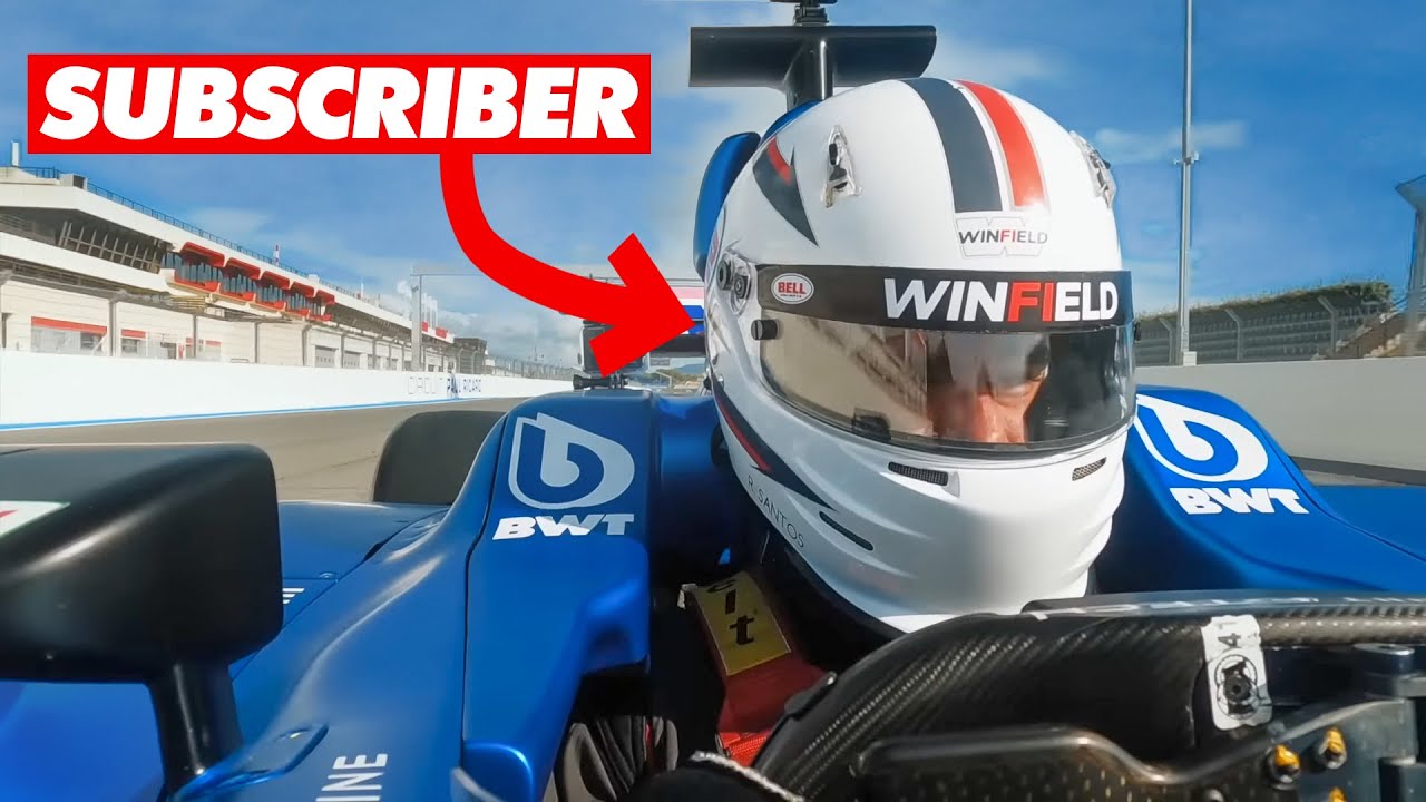 We Put a SUBSCRIBER in a REAL Formula 1 Car - YouTube