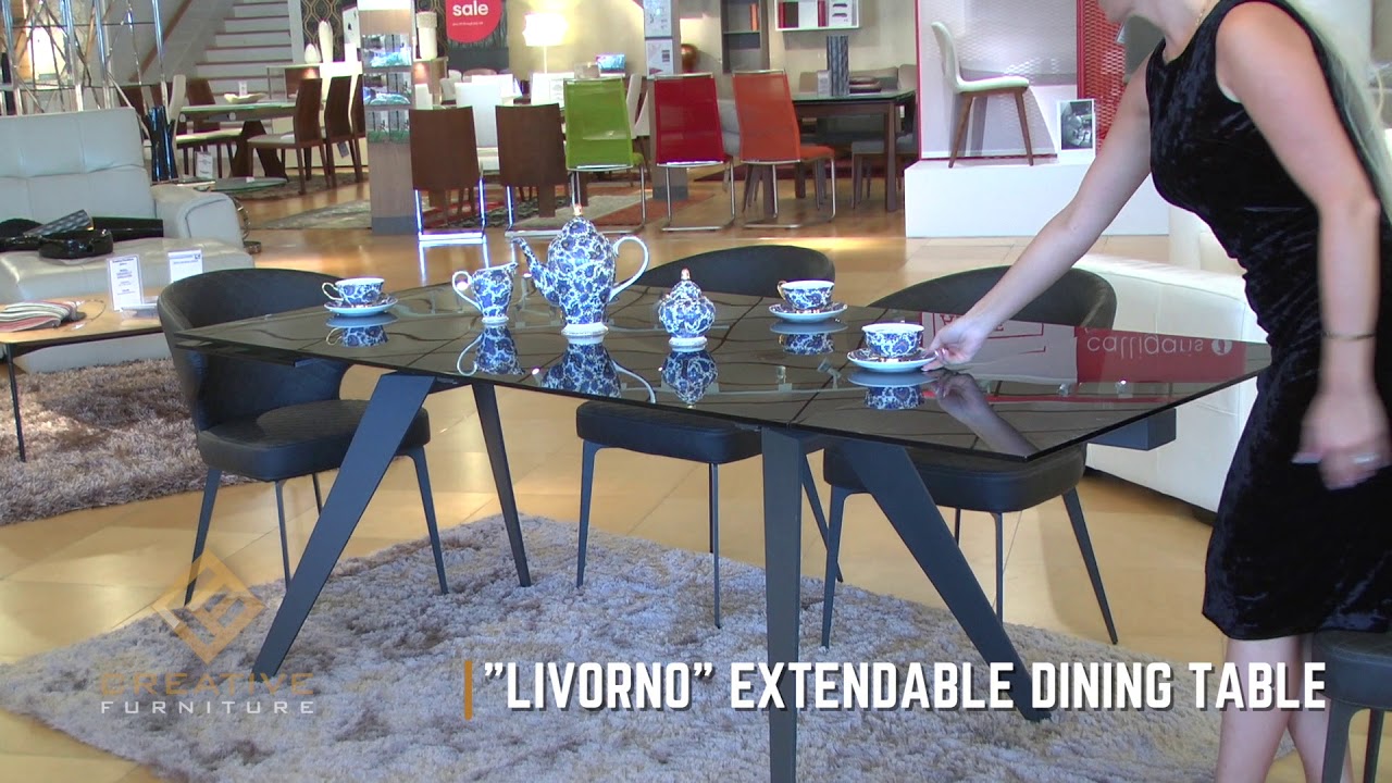 Livorno Dining Table - YouTube