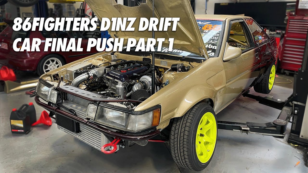 86Fighters SR20DET AE86 D1NZ Drift Car Final Push - Part 1 - YouTube