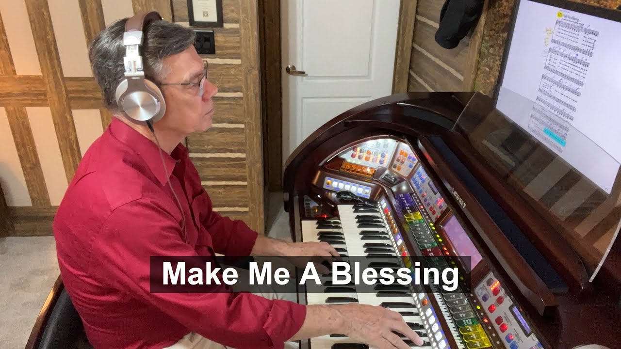 Gary "Papa" King plays "Make Me A Blessing" (with lyrics) using theatre ...
