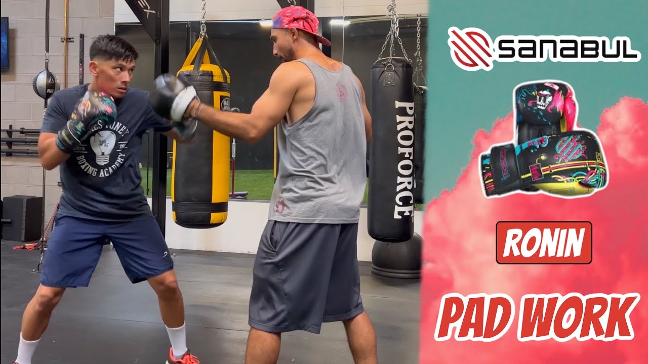 BOXING MITT WORK- Sanabul Ronin Boxing Gloves - YouTube
