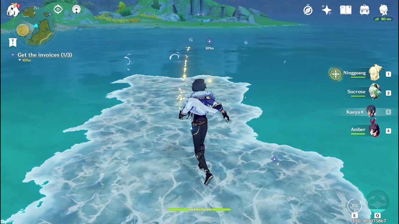 Genshin Impact - Crossing waters with Kaeya - YouTube