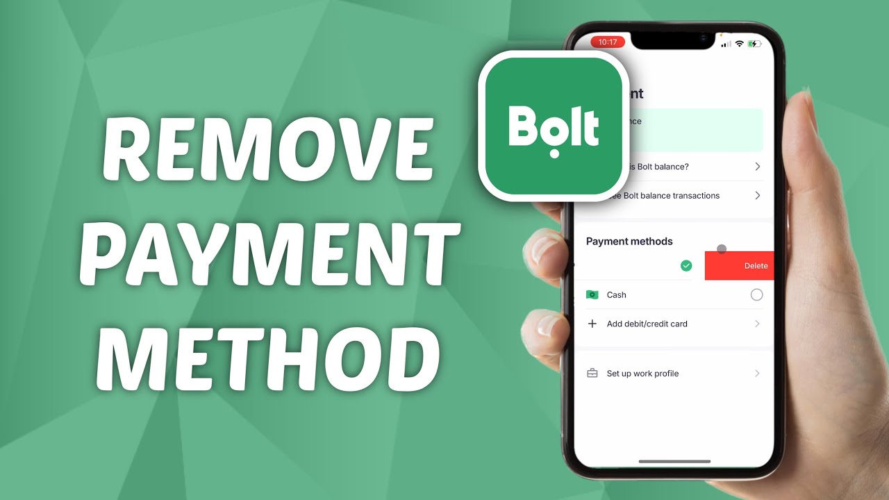 How to Remove Payment Method on Bolt - YouTube