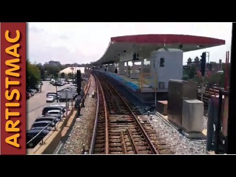CTA Red Line Train, 47th St. to Subway, Rear View - YouTube