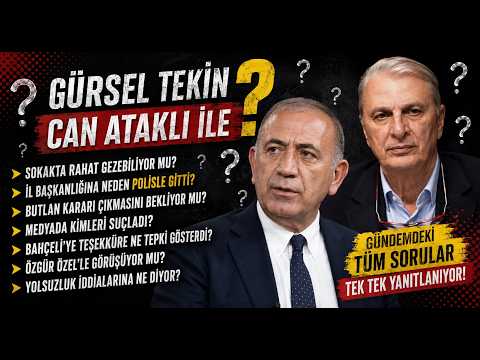 GÜRSEL TEKİN’LE ELDİVENSİZ RÖPORTAJ