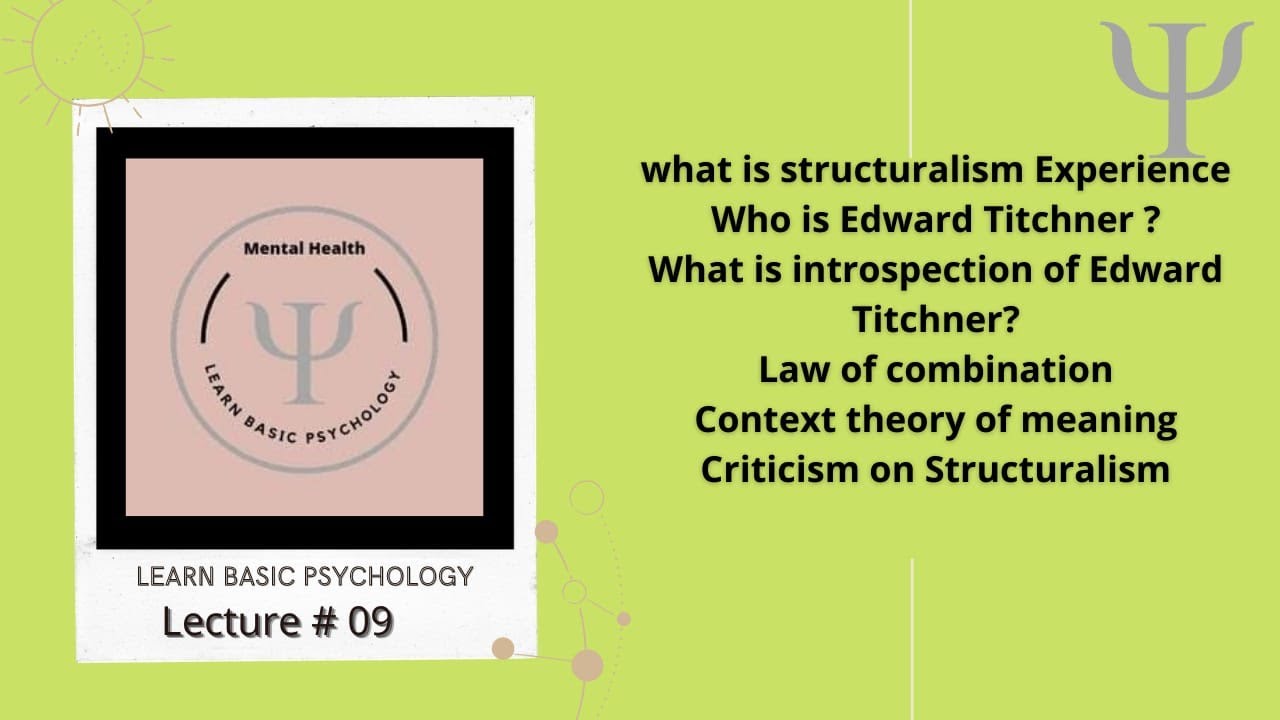 Structuralism Psychology Example