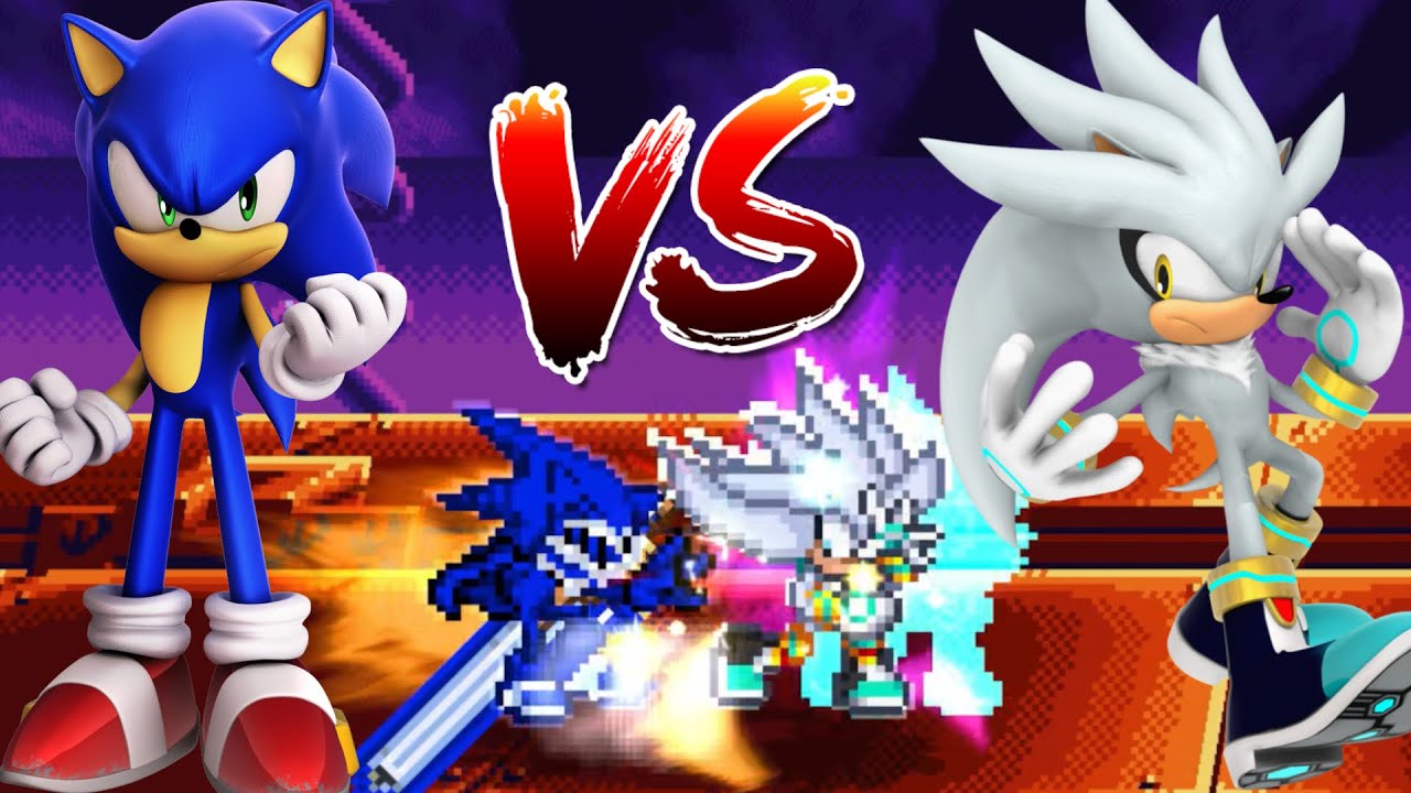 Sonic vs Silver (M.U.G.E.N) - YouTube
