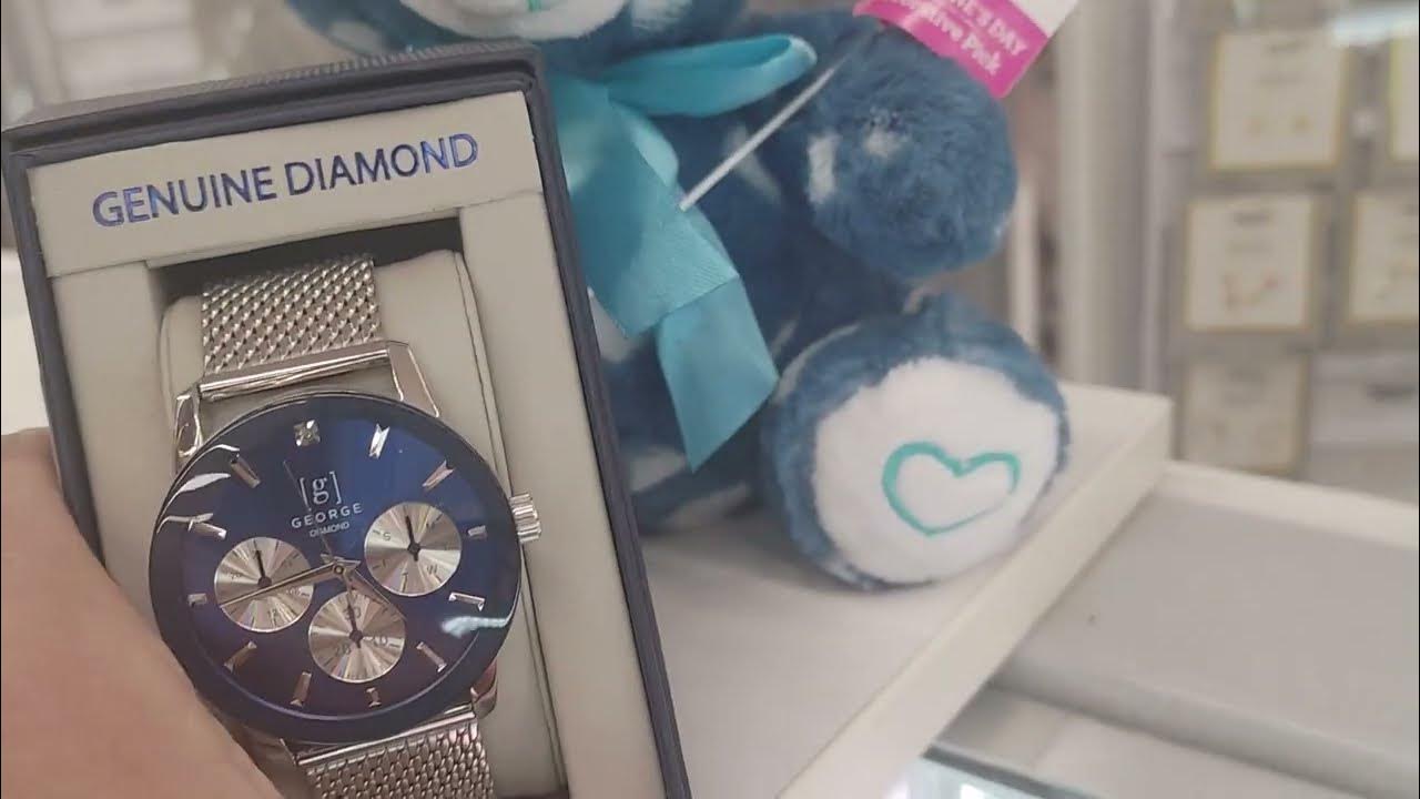 George watches with real diamonds and Casio G-Shocks - YouTube