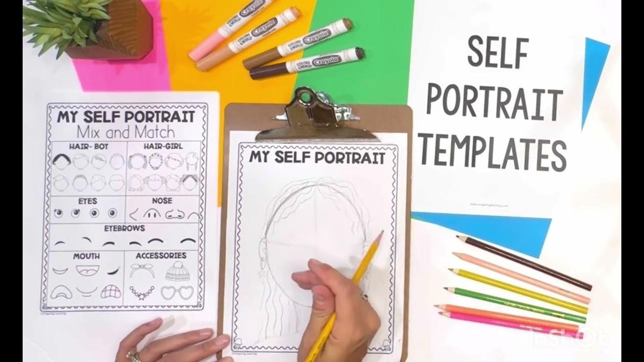 Self Portrait Drawing for 3rd- 5th Grade | How to Draw a Face Step-by ...