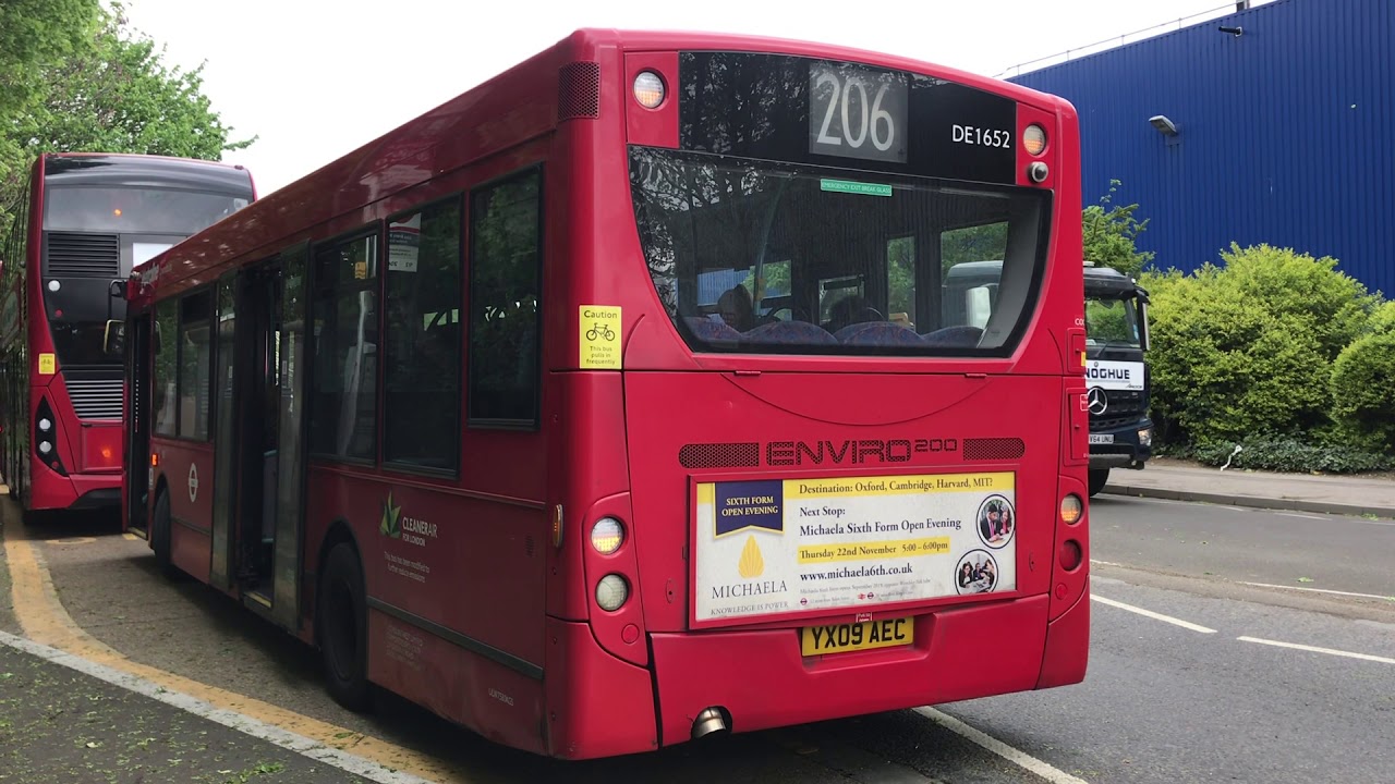 Enviro 200 (09 Plate) Engine Start Up Ex-First London DE1652 - YouTube