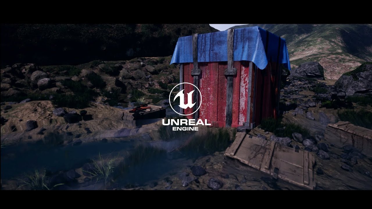 PUBG Airdrop in Unreal Engine 4 scene - YouTube