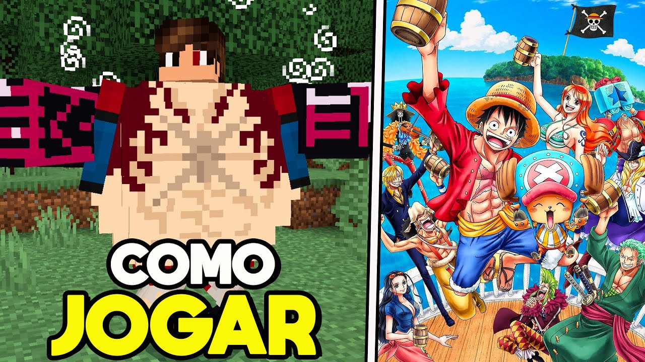 Minecraft: COMO BAIXAR E JOGAR O MELHOR MOD DE ONE PIECE! MINE MINE NO ...
