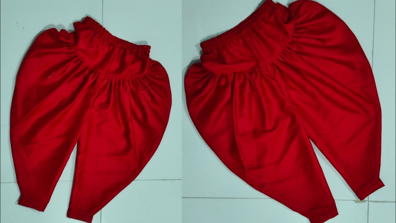 Baby Dhoti Pant Cutting & Stitching | Dhoti Salwar Cutting & Stitching ...