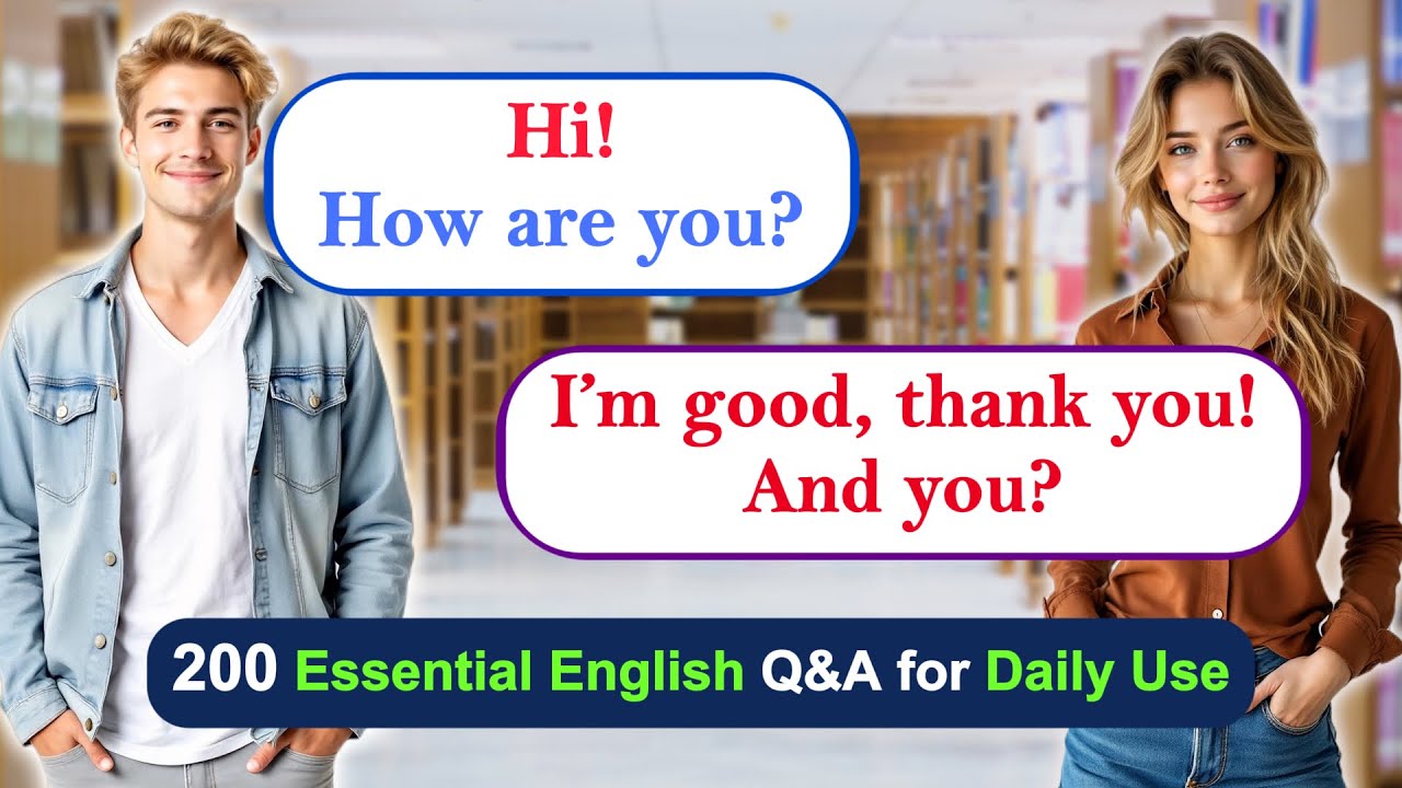 200+ Easy English Conversations | Speaking & Listening Practice for ...