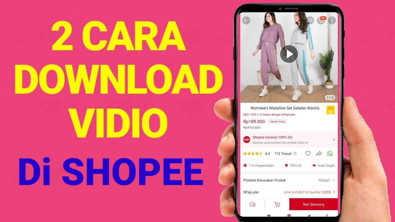 CARA DOWNLOAD VIDEO DARI SHOPEE || TERBARU 2022 CARA MENYIMPAN VIDEO ...