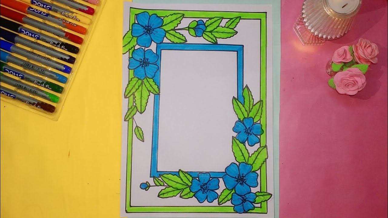 Flower Border Design/Border Design For Project/Project Work Designs ...