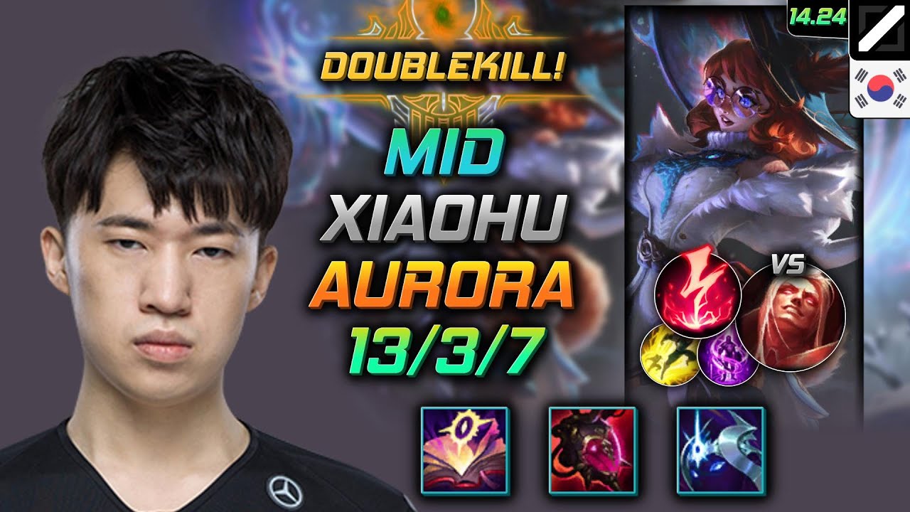Aurora Mid Build Xiaohu Mejai's Soulstealer Electrocute - LOL KR Master ...