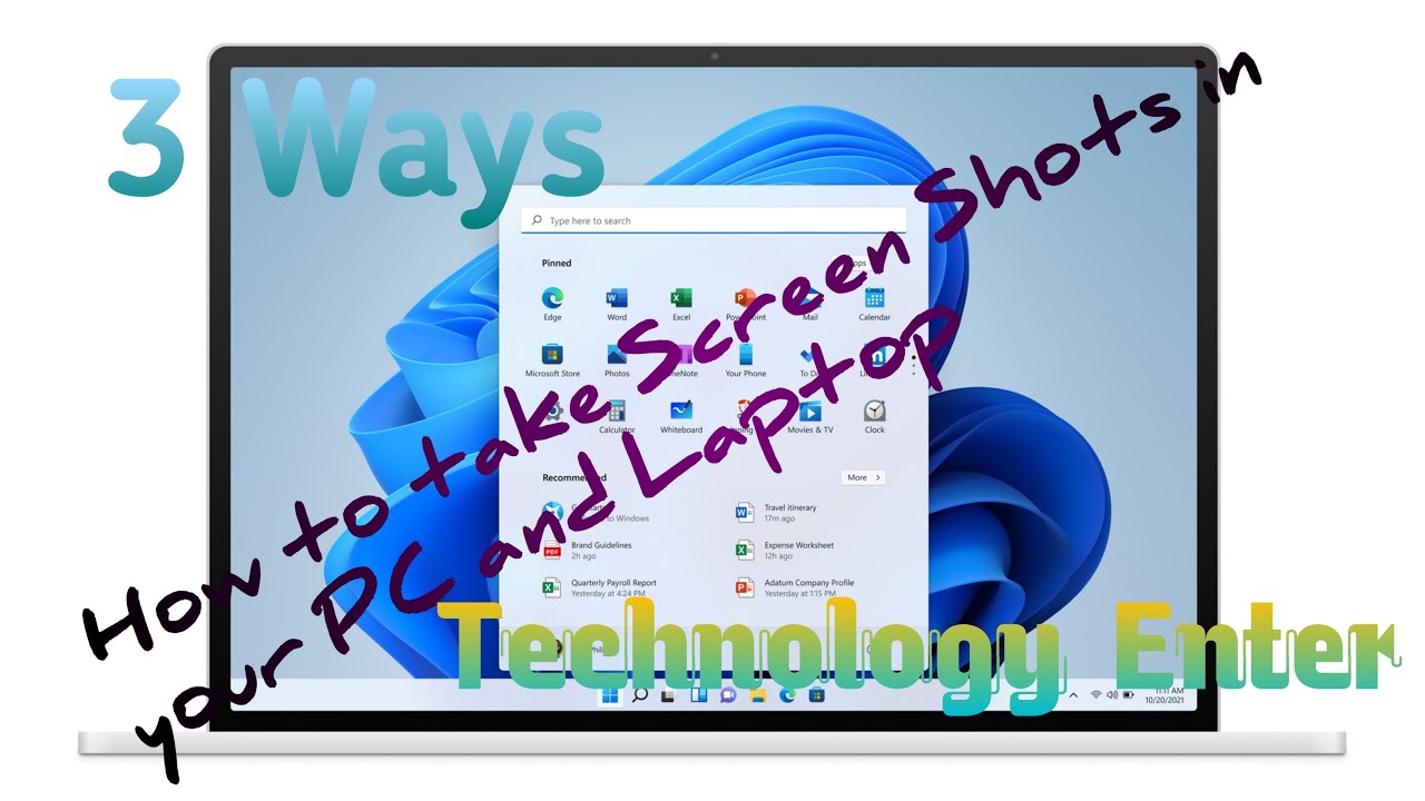 How to take Screen Shots in your PC and Laptop | Simple 3 Ways any ...