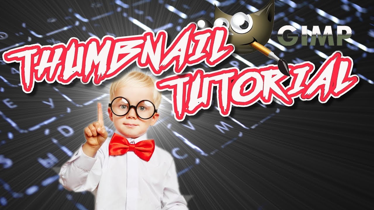 🎬 SO erstellt ihr das PERFEKTE Thumbnail mit GIMP!!! | BESTES Thumbnail ...