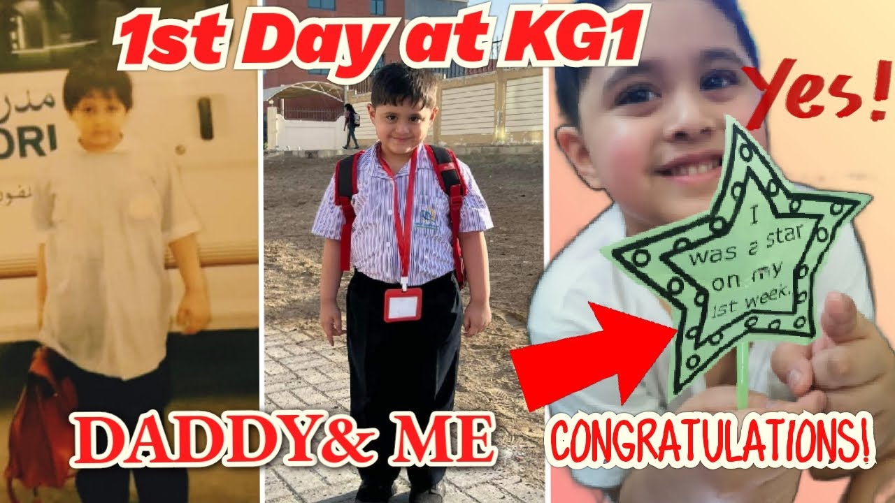First day at School KG1 #firstdayofschool #kindergarten #backtoschool ...
