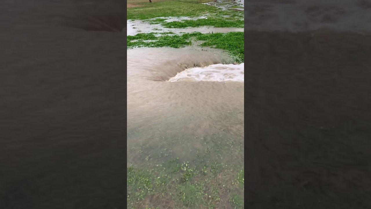 Flooded culvert - YouTube