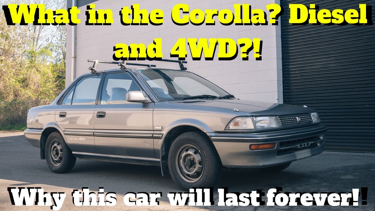 Why this 4WD 5 Speed Diesel Toyota Corolla will last forever. - YouTube