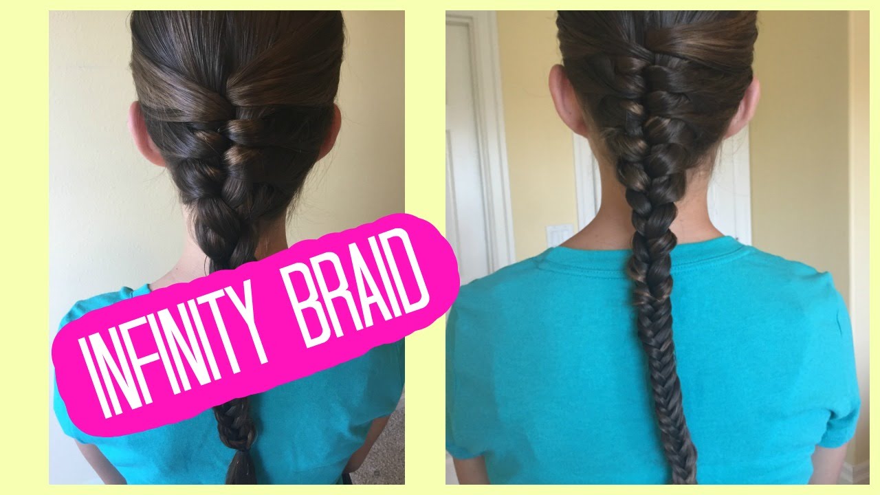 How to Do an Infinity Braid - YouTube