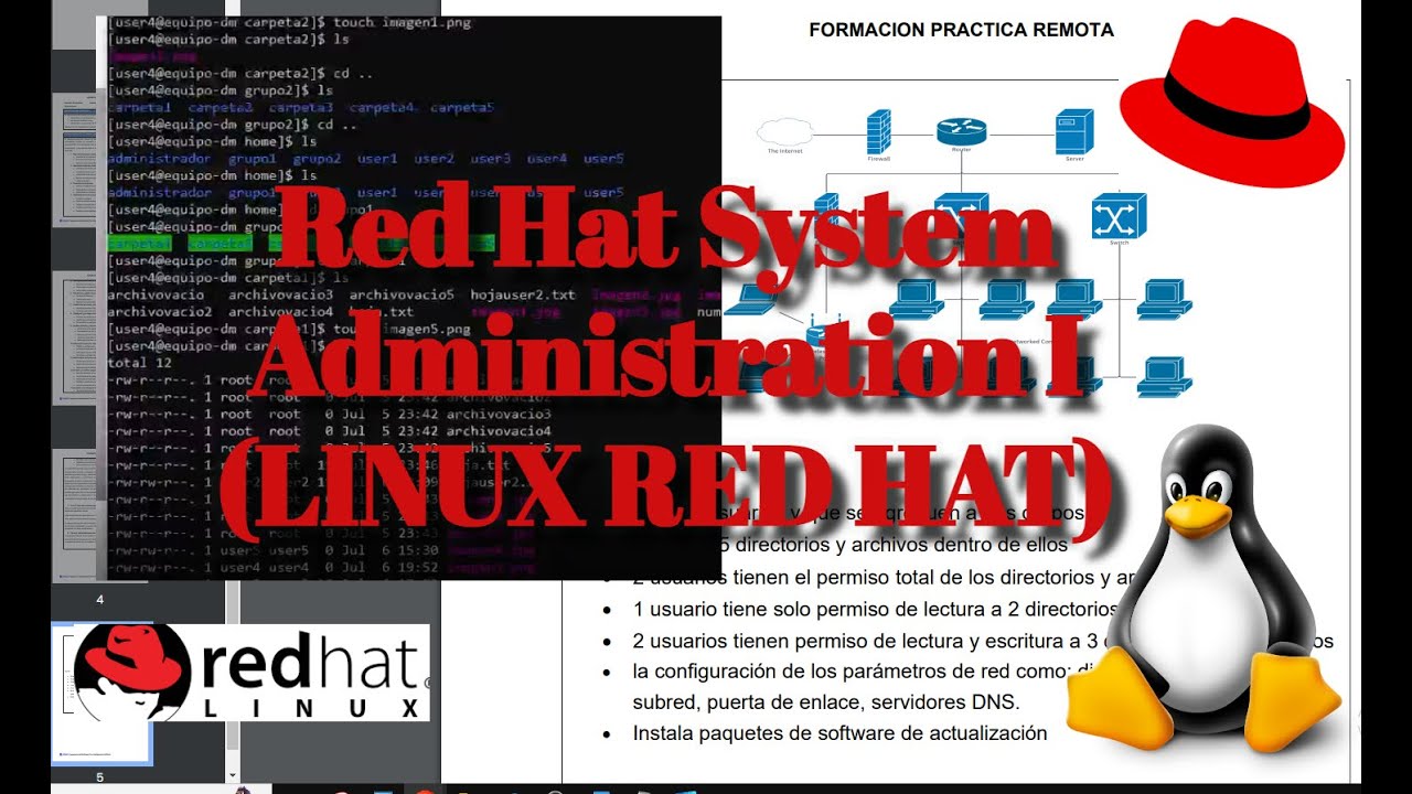 Red Hat System Linux Trabajo Final Senati YouTube