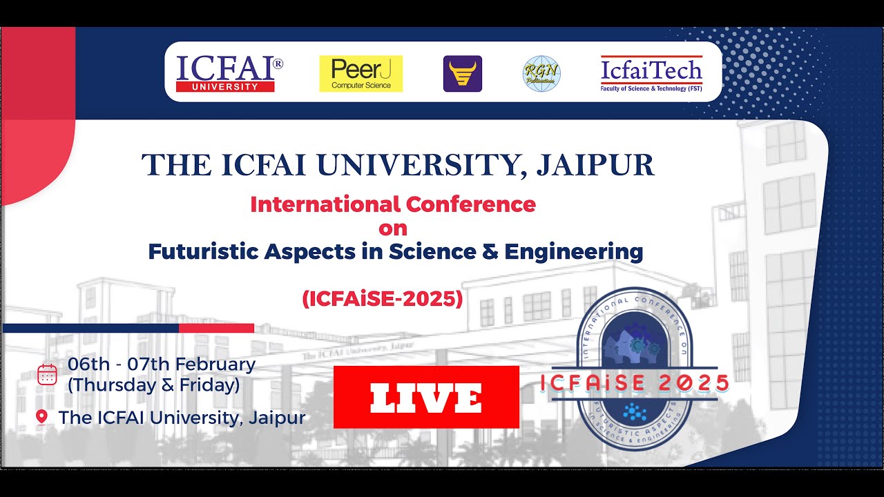Prof. (Dr.) Sandeep Sancheti | ICFAISE'25 | THE ICFAI UNIVERSITY JAIPUR| - YouTube