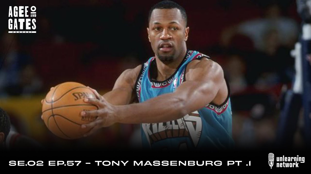 Ep. 57 FULL AUDIO EPISODE Former NBA Power Forward Tony Massenburg Pt 1 ...