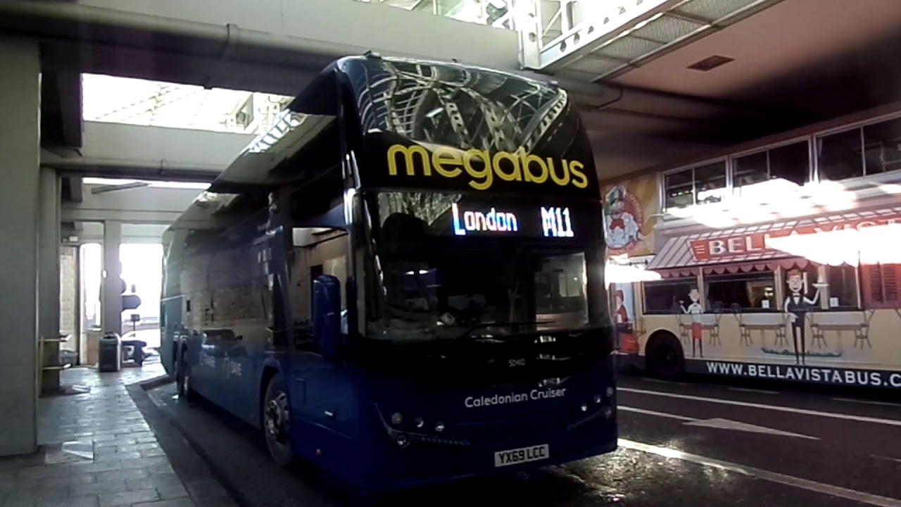 Tour on a NEW Plaxton Panorama Volvo B11RLE Stagecoach Megabus 50410 ...