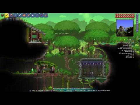 Rope suspension bridges|Terraria - YouTube