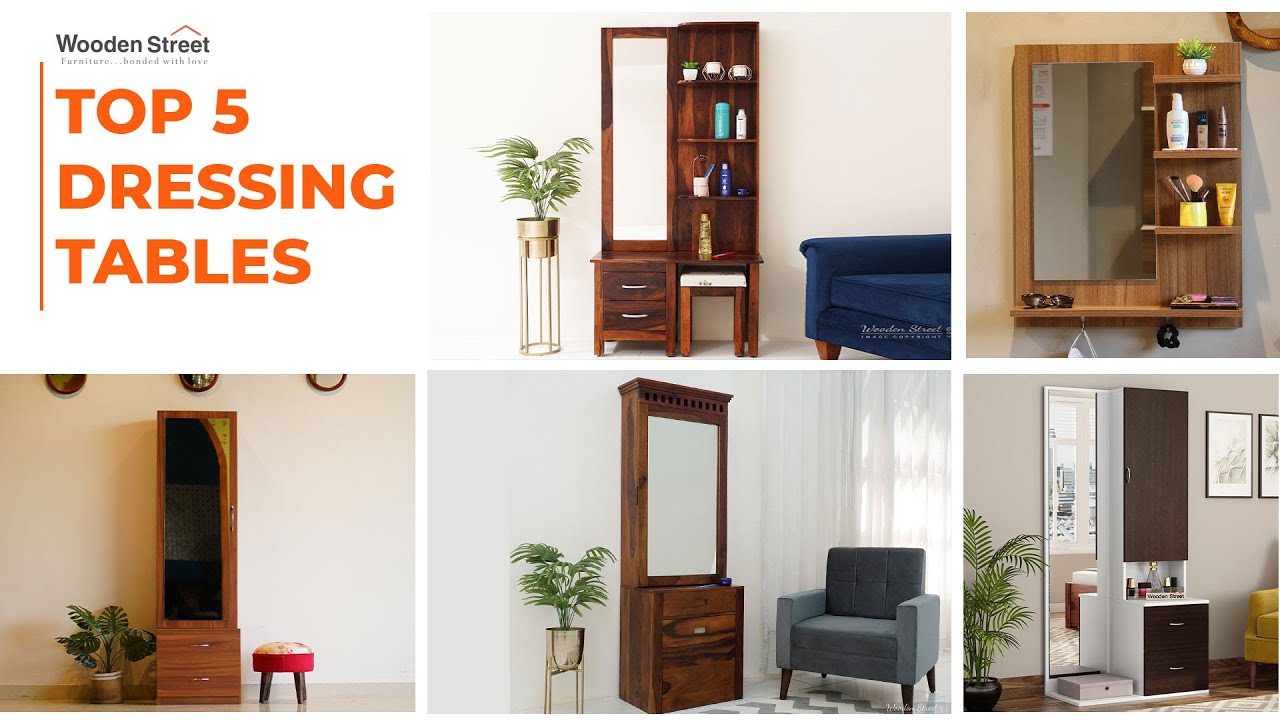 Top 5 Wooden Dressing Tables | Latest Dressing Tables Designs 2024 ...
