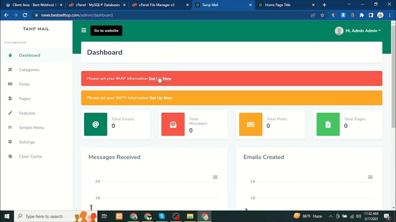 How to Create Temporary Email Generator Website Using Trash Mails Php Script Installation - YouTube