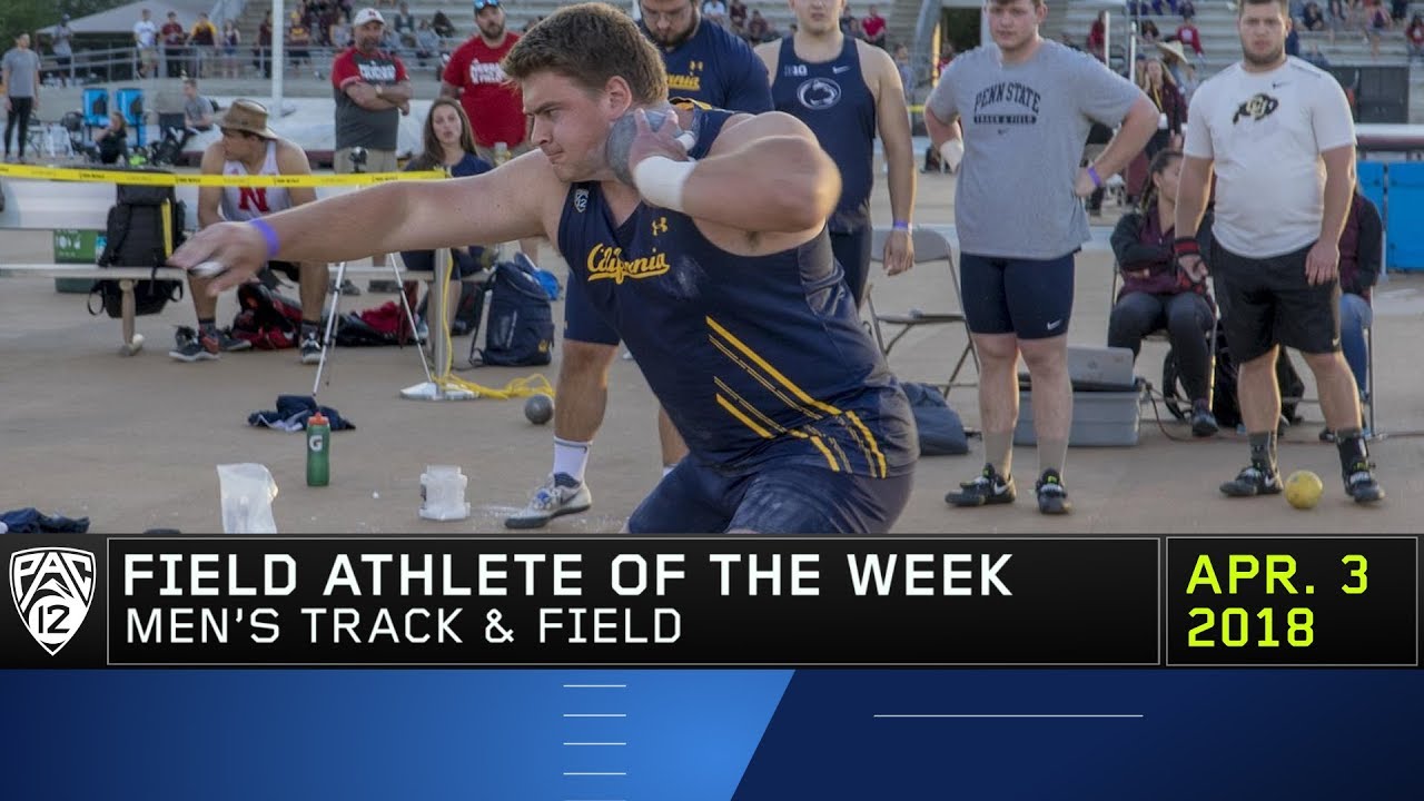 California's McKay Johnson earns Pac-12 Men's Field Athlete of the Week ...