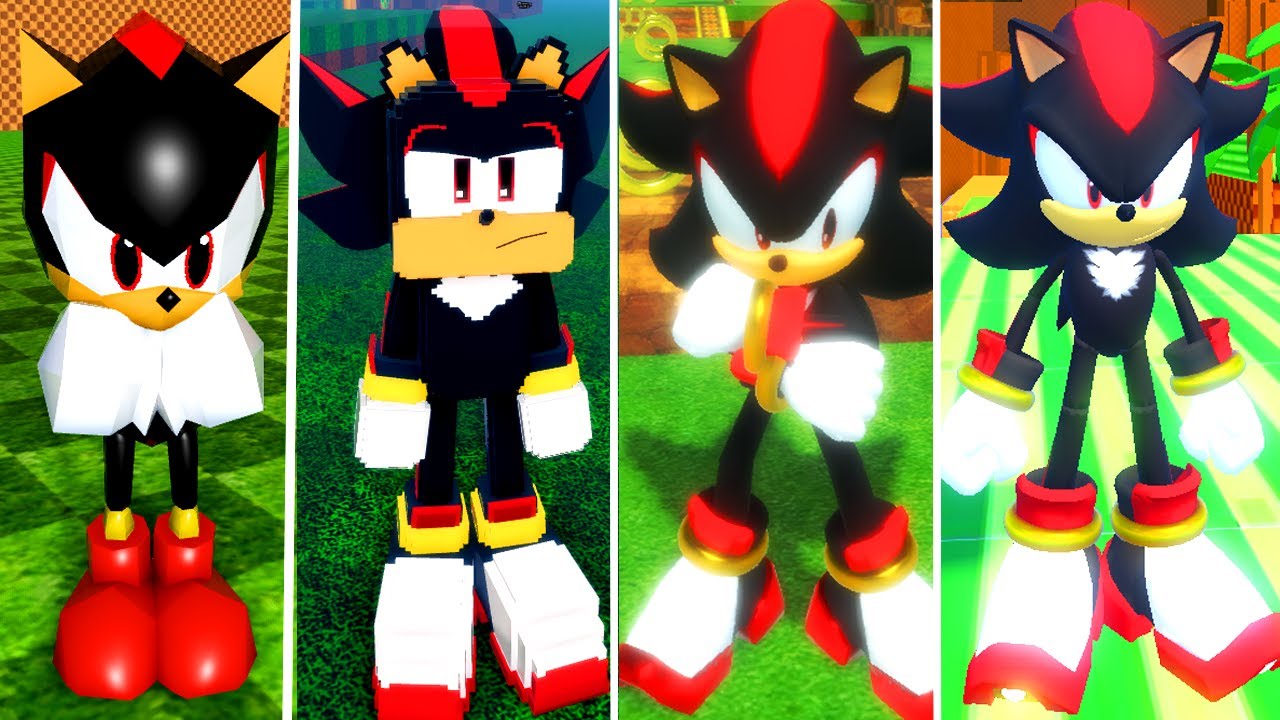 EVOLUÇÃO DO SHADOW (SONIC) NO ROBLOX! (Evolution of Shadow) - [2006 ...